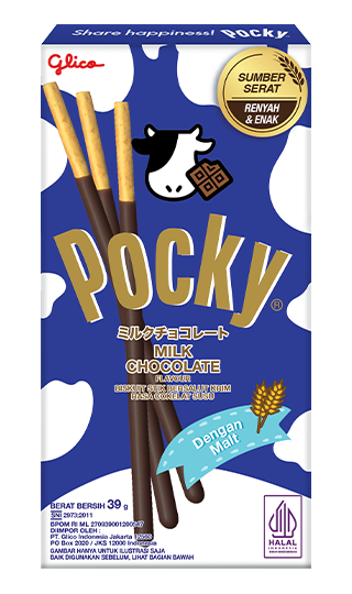 Pocky Milk Chocolate Regular Pack｜EZAKI GLICO Pocky