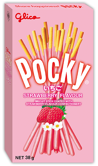 Pocky Strawberry Flavour｜EZAKI GLICO Pocky